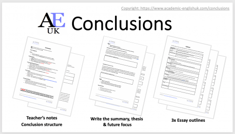 Academic Conclusion - how to write an academic conclusion.
